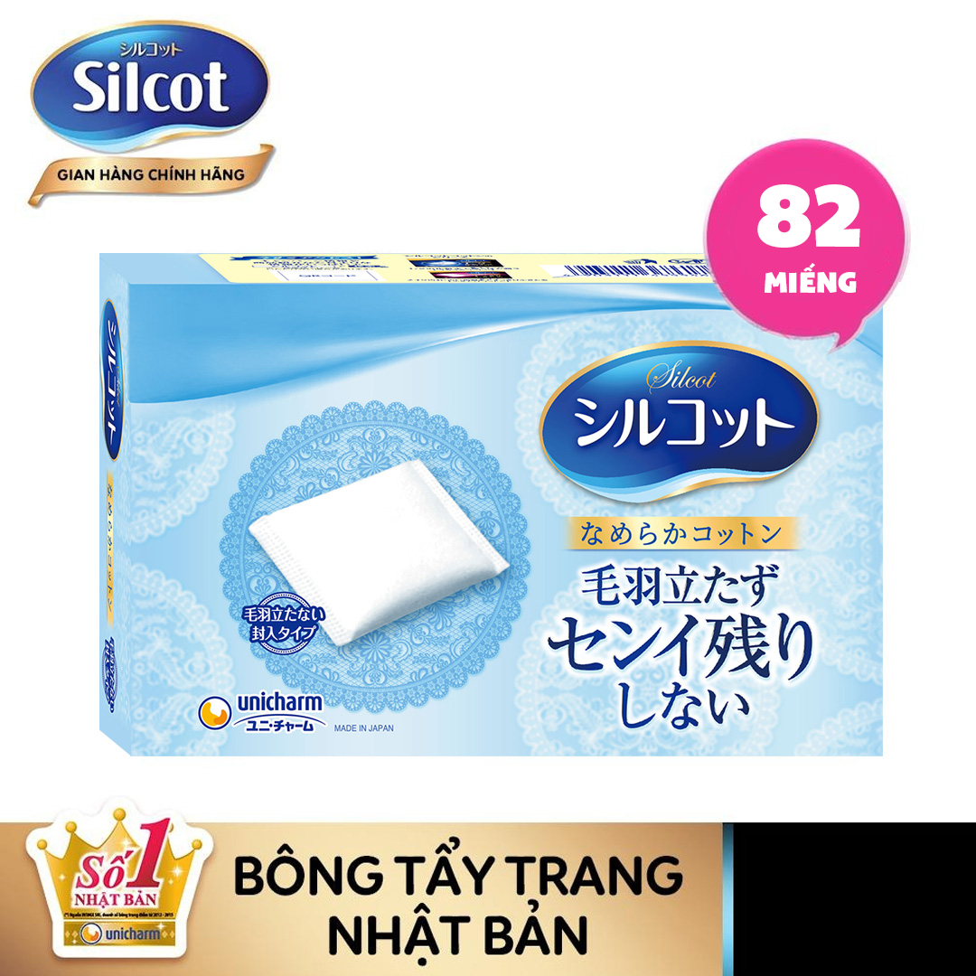 Bông Tẩy Trang Silcot Xanh Dương 82 MiếngBông Tẩy Trang Silcot Xanh ...