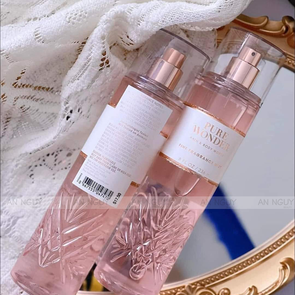 Xịt Thơm Bath And Body Works Pure Wonder Fine Fragrance Mist Hương Thơm