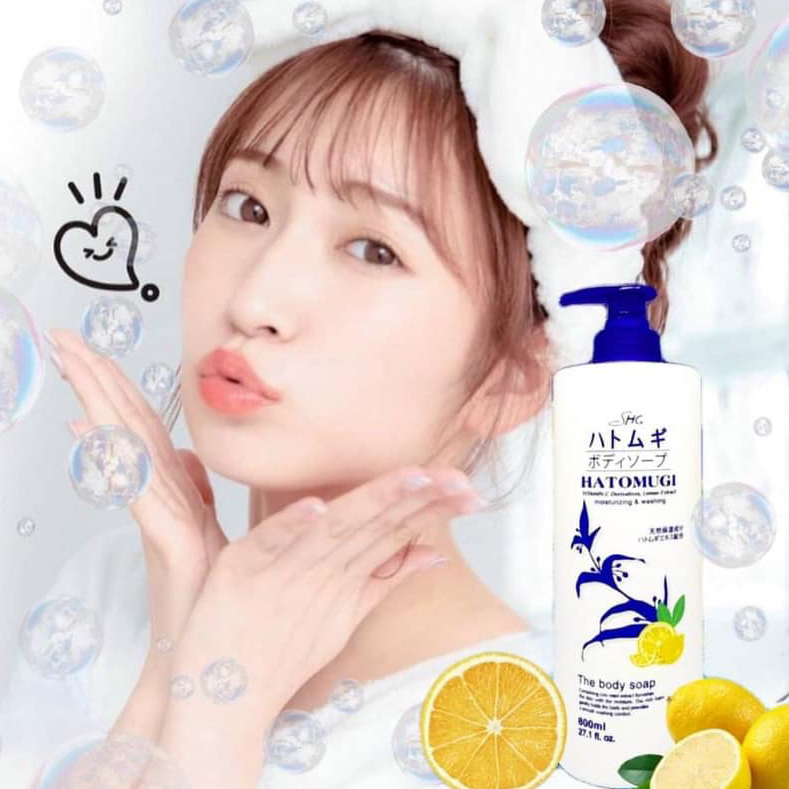 Sữa Tắm SHC Hatomugi The Body Soap Cấp Ẩm & Dưỡng Da Sáng Mịn 800mlSữa ...