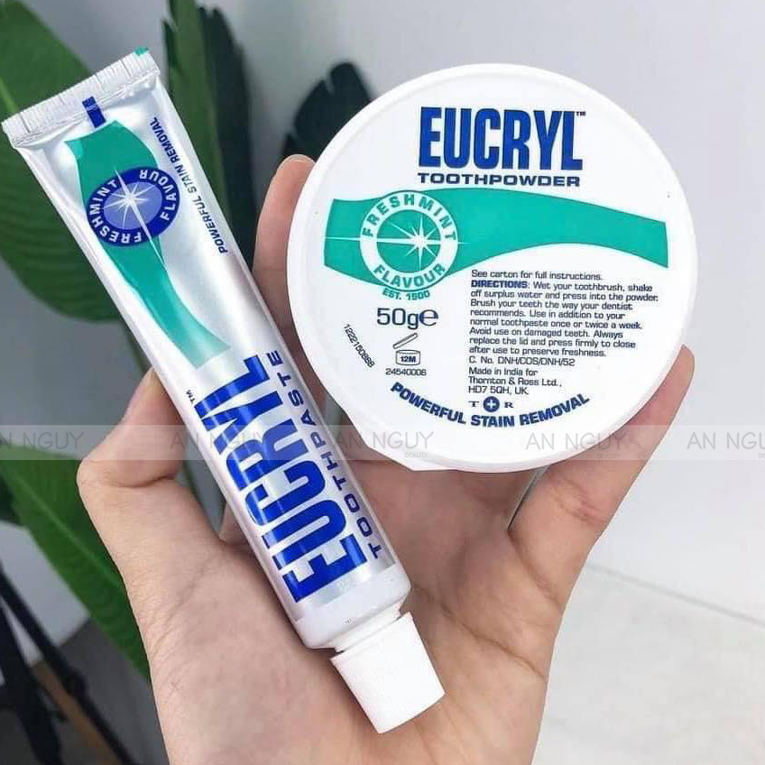 Kem Đánh Răng EUCRYL Toothpaste Freshmint Làm Trắng Răng Hương Bạc Hà ...