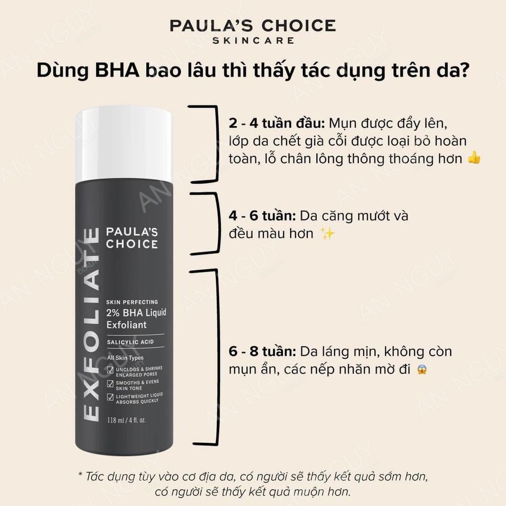 Tẩy Tế Bào Chết Hóa Học Paula’s Choice Skin Perfecting 2% BHA LiquidTẩy ...