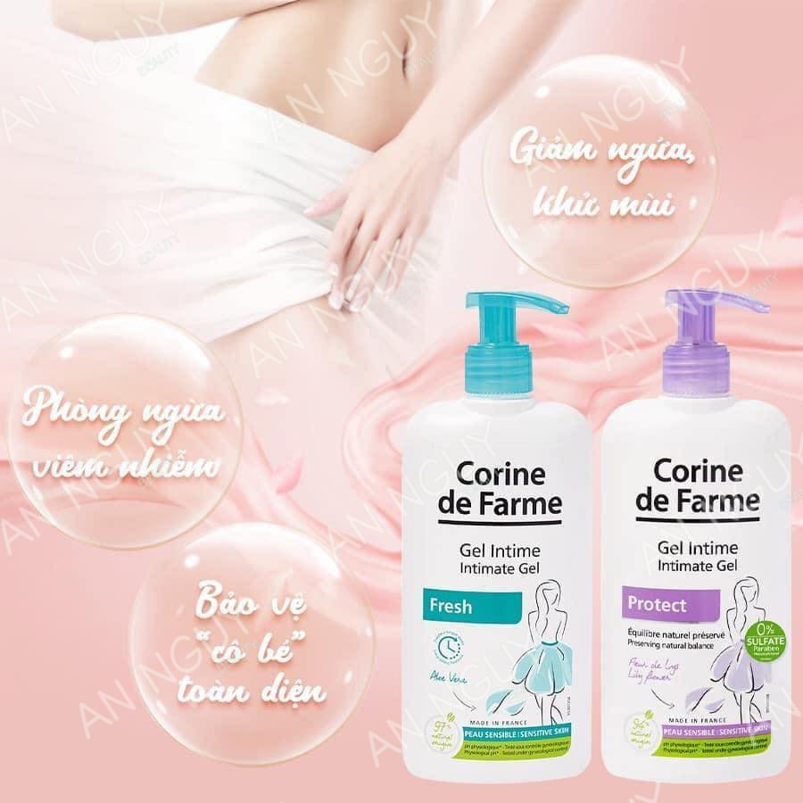 Dung Dịch Vệ Sinh Corine de Farme Intimate Gel 250mlDung Dịch Vệ Sinh Corine de Farme Intimate ...