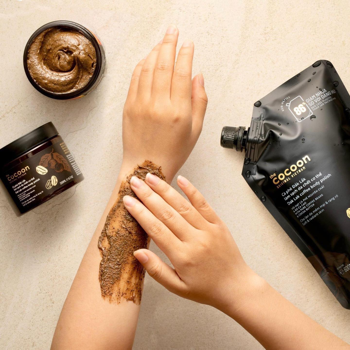 Tẩy Tế Bào Chết Body Cocoon Dak Lak Coffee Body Polish Cà Phê Đắk Lắk ...