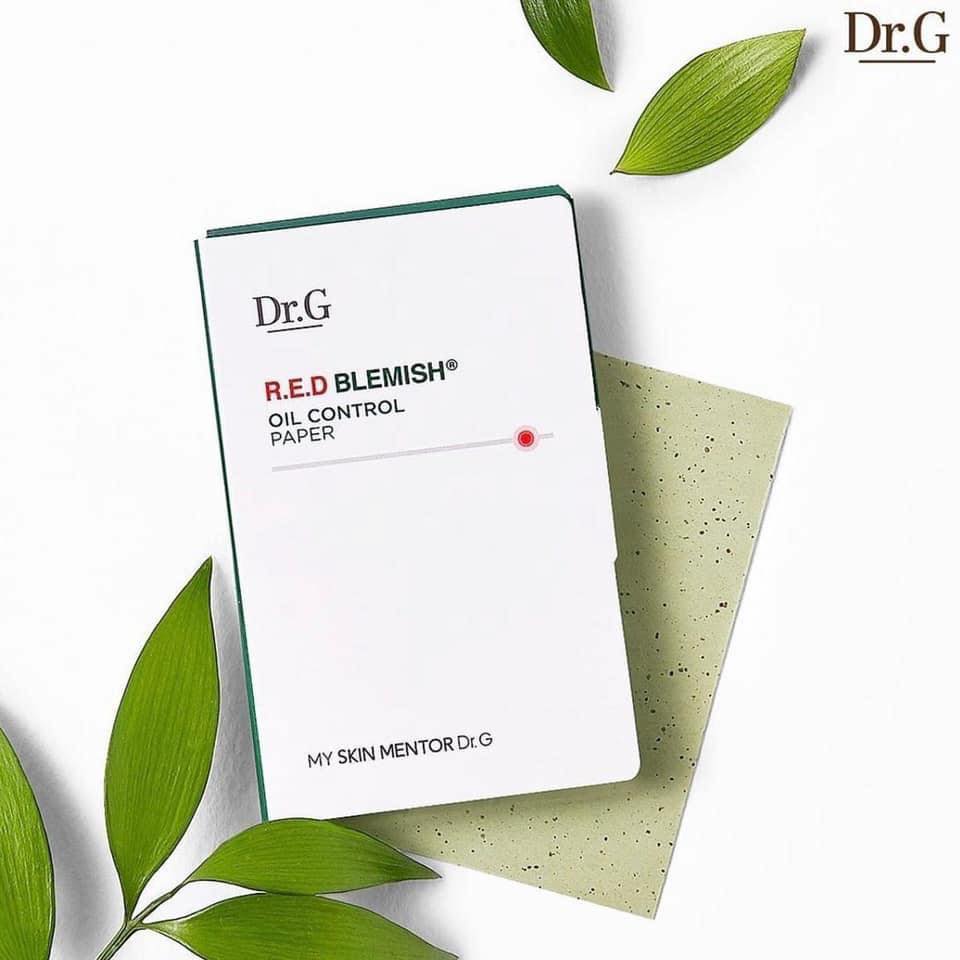 Giấy Thấm Dầu Dr.G Red Blemish Oil Control Paper 70 TờGiấy Thấm Dầu Dr ...