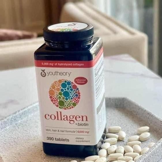 Viên Uống Bổ Sung Collagen Youtheory Collagen Biotin 6000mg Ngăn Ngừa Lão Hóa, Đẹp DaViên Uống ...