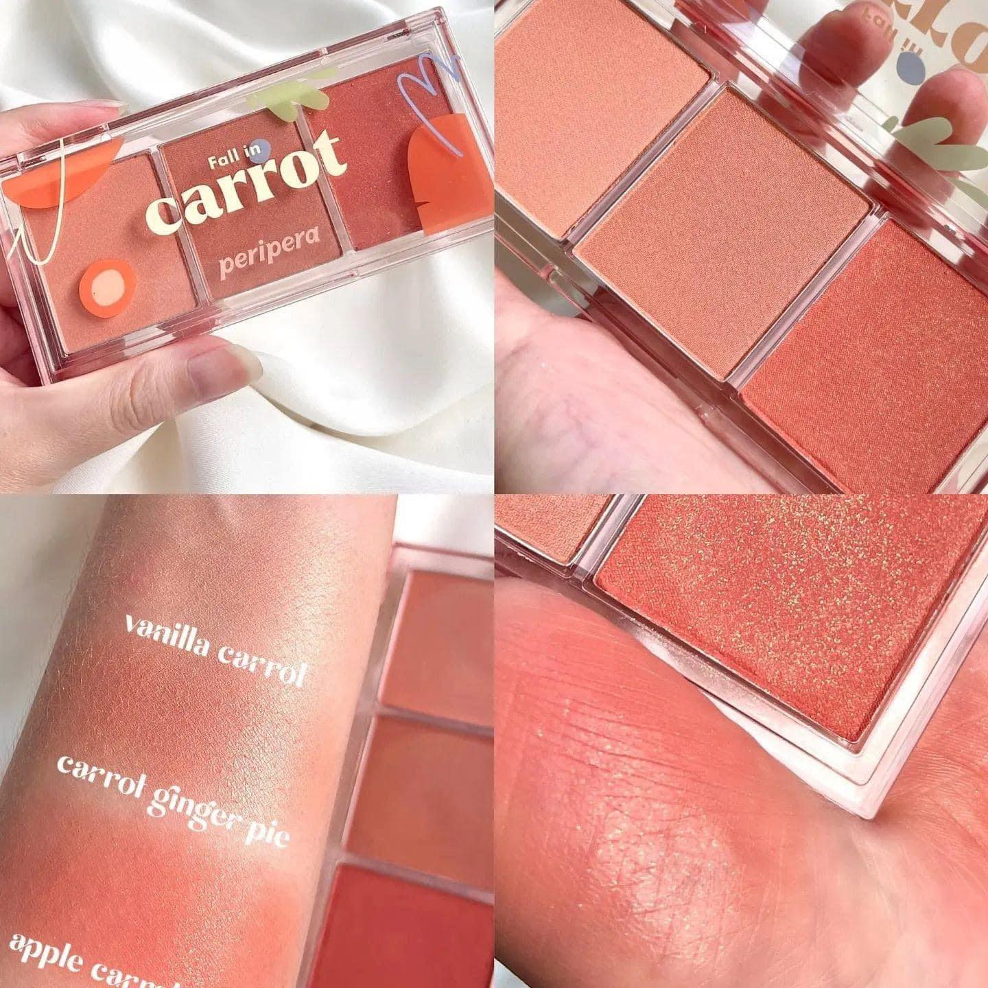 Bảng Phấn Má 3 Ô Peripera All Take Mood Cheek Palette 11.4grPhấn Má Peripera All Take Mood Cheek ...