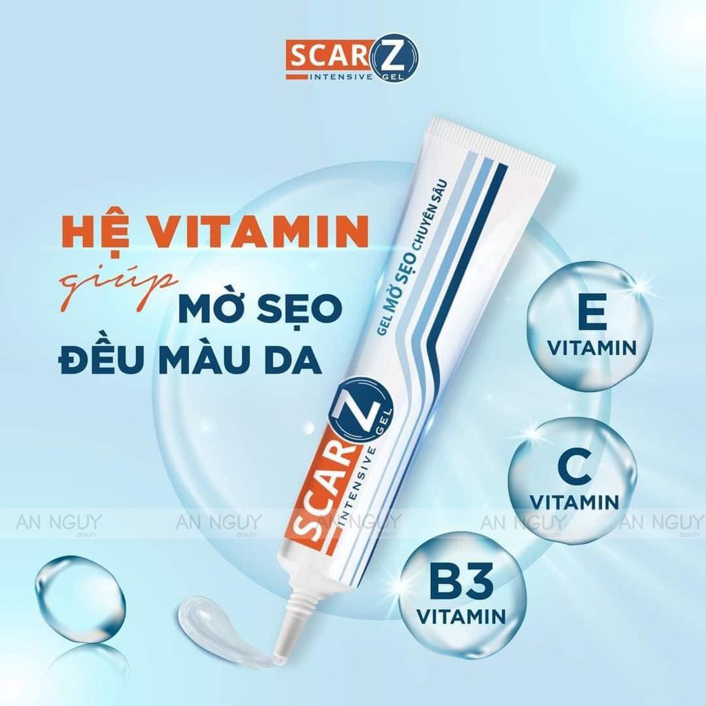 Gel Mờ Sẹo Scar Z Intensive Gel Làm Phẳng, Đều Màu Da 9grGel Mờ Sẹo ...