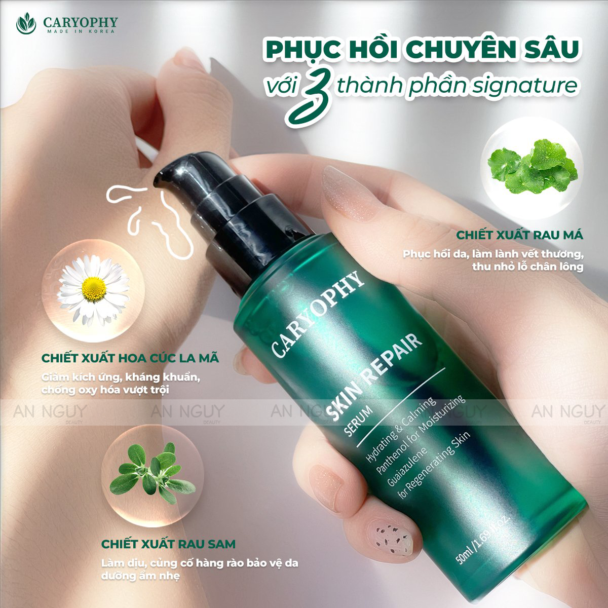 Tinh Chất Caryophy Skin Repair Serum Phục Hồi Da 50mlTinh Chất Caryophy ...