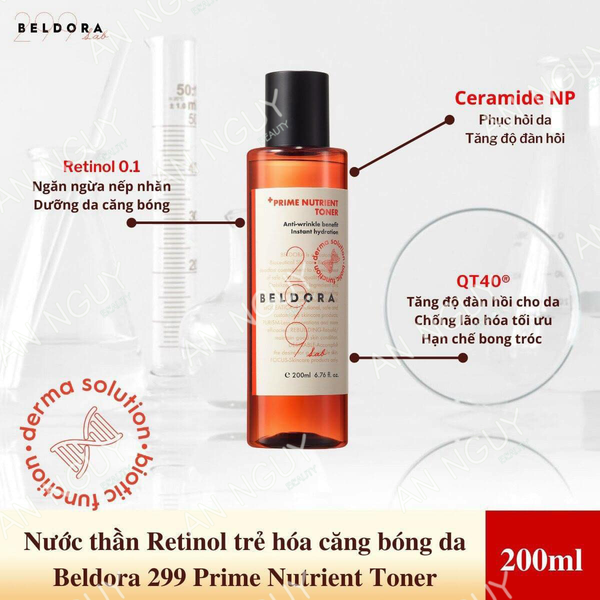 Nước Hoa Hồng Beldora 299 Prime Nutrient Toner Giúp Trẻ Hóa, Căng Bóng ...
