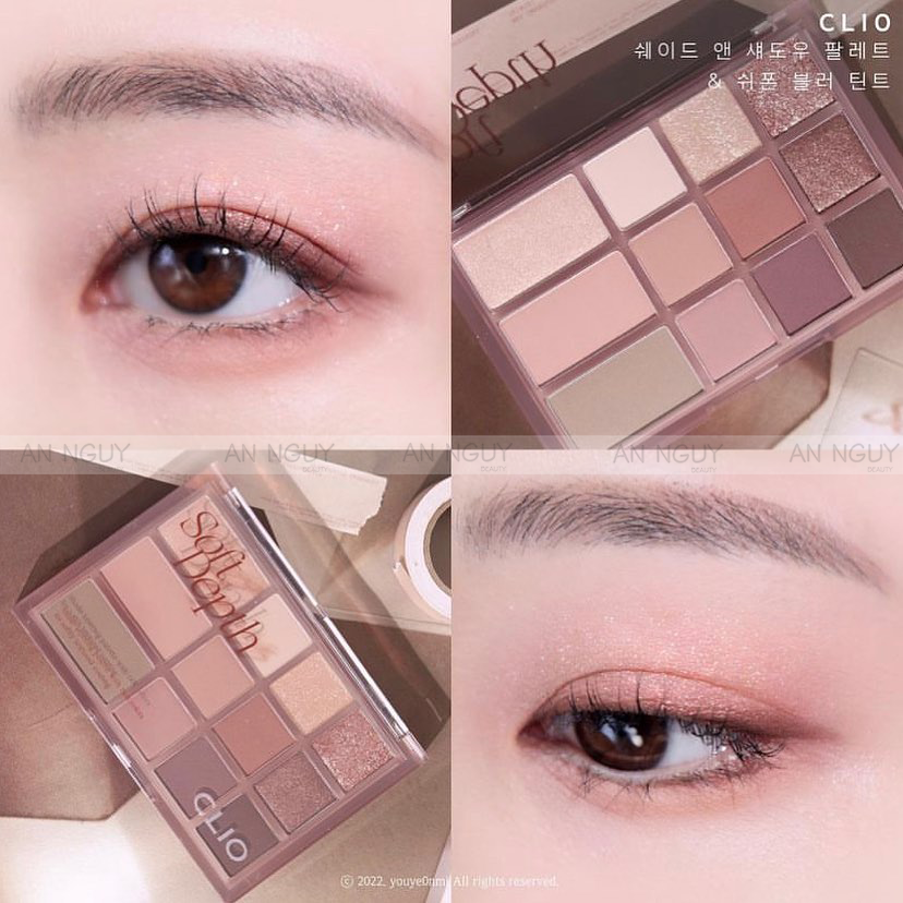 Bảng Phấn Mắt 12 Ô CLIO Shade & Shadow Palette (NEW)Bảng Phấn Mắt 12 Ổ ...