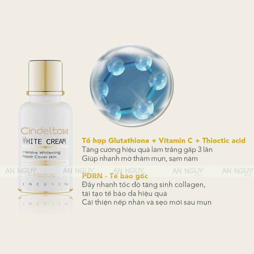 Kem Dưỡng Trắng INCUGEN Cindel Tox White Cream 50mlKem Dưỡng Trắng ...