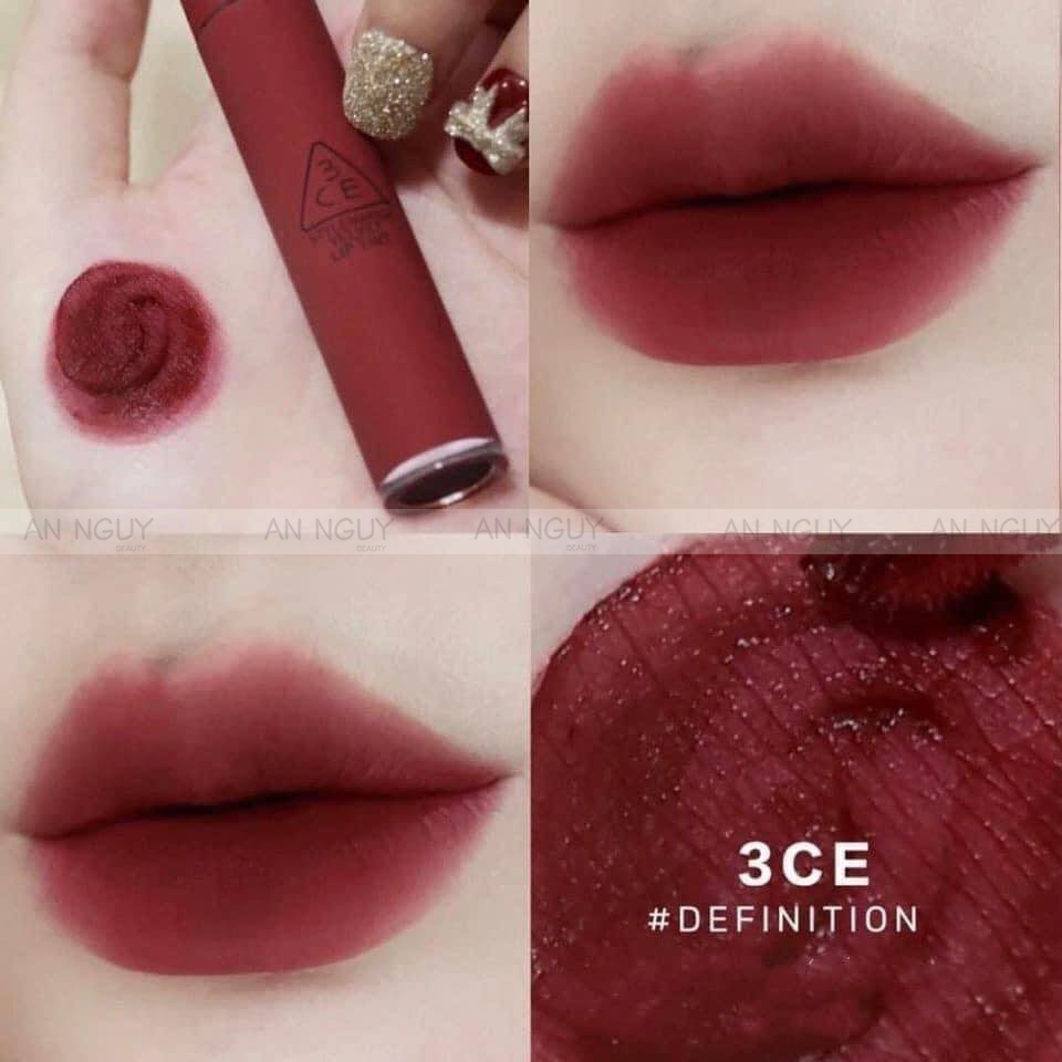 Son Kem Lì 3CE Velvet Lip Tint Lên Chuẩn Màu, Mịn Mượt 4grSon Kem Lì ...