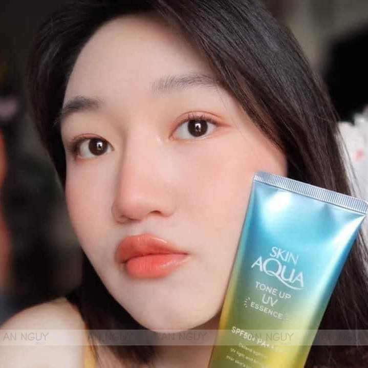 Kem Chống Nắng Skin Aqua Tone Up UV Essence Mint Green 50grKem Chống ...