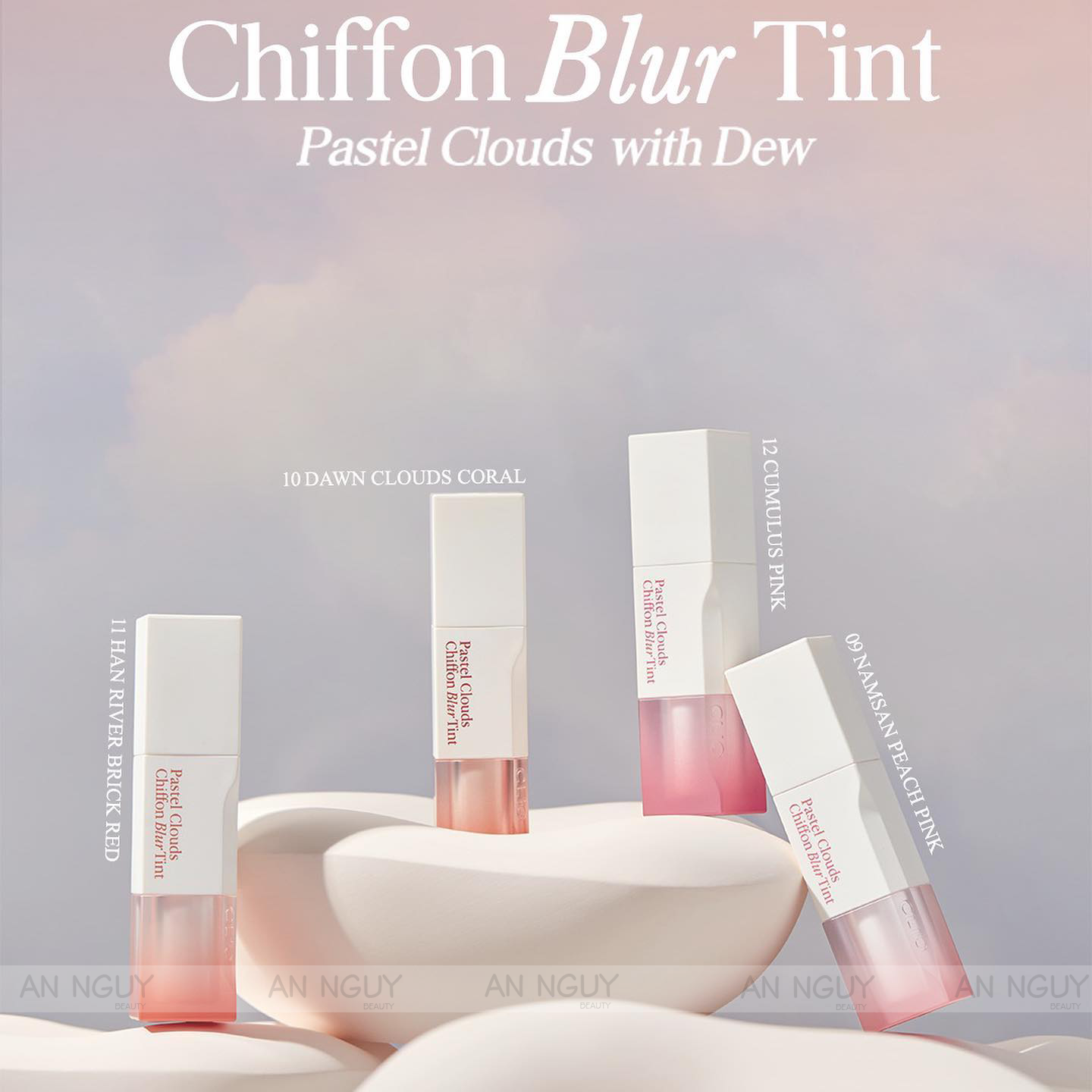 Son Kem Lì Clio Chiffon Blur Tint Pastel Clouds 3.1grSon Kem Lì Clio Chiffon Blur Tint Pastel ...