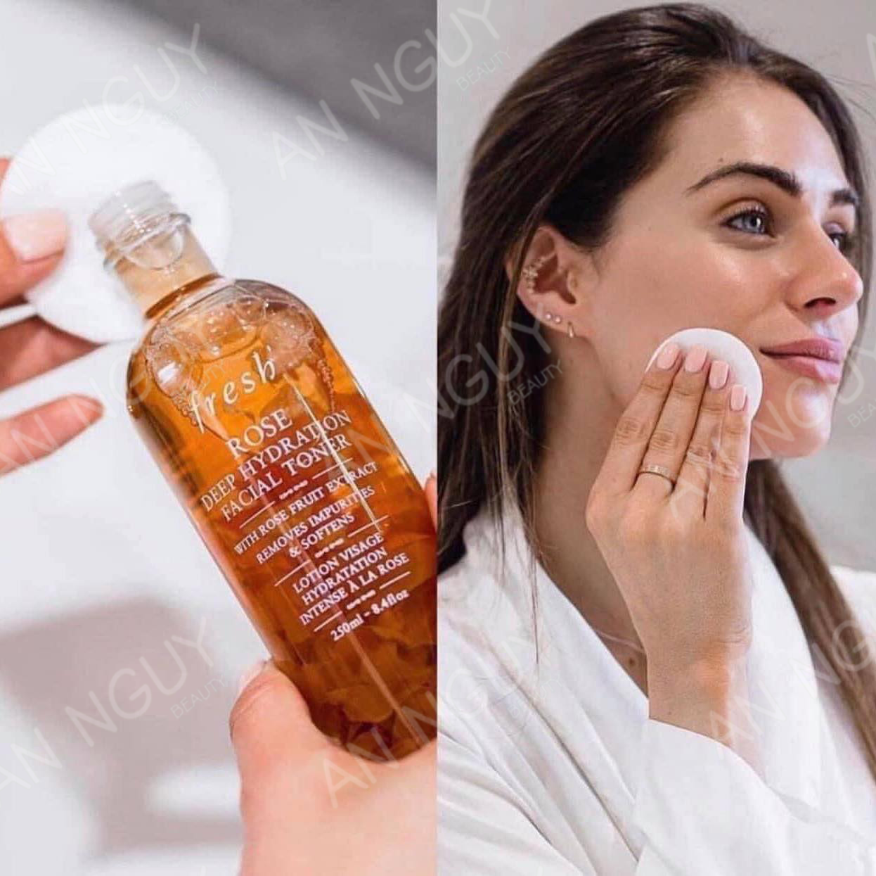 Nước Hoa Hồng Fresh Rose Deep Hydration Facial Toner Cân Bằng Độ Ẩm Cho ...