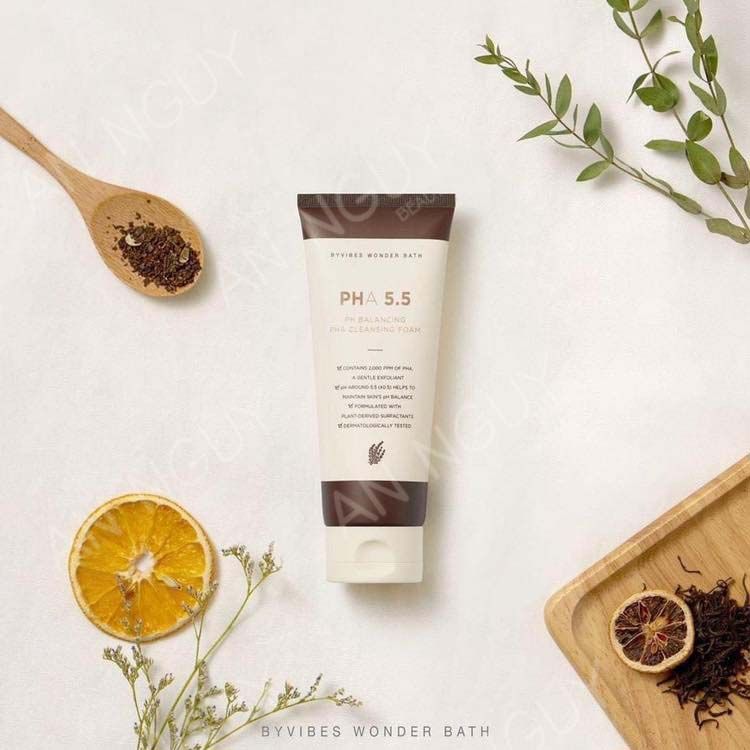 Sữa Rửa Mặt Byvibes Wonder Bath PHA 5.5 Balancing PHA Cleansing Foam 150mlSữa Rửa Mặt PHA 5.5 ...