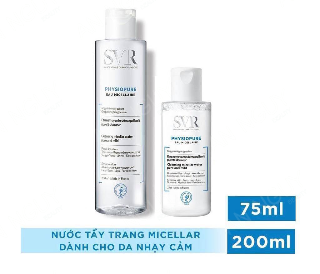 Nước Tẩy Trang SVR Physiopure Cleansing Micellar Water Pure And Mild ...