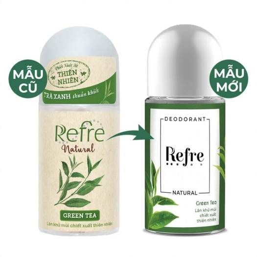 Lăn Khử Mùi Refre Natural Deodorant Natural 40mlLăn Khử Mùi Refre ...