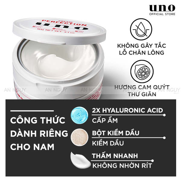 Kem Đêm Dưỡng Ẩm UNO Cream Perfection Kiềm Dầu 5in1, Cấp Ẩm 90grKem Đêm ...