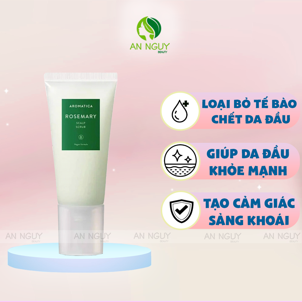 Tẩy Da Chết Da Đầu Aromatica Rosemary Scalp Scrub 165gTẩy Da Chết Da Đầu Aromatica Rosemary ...