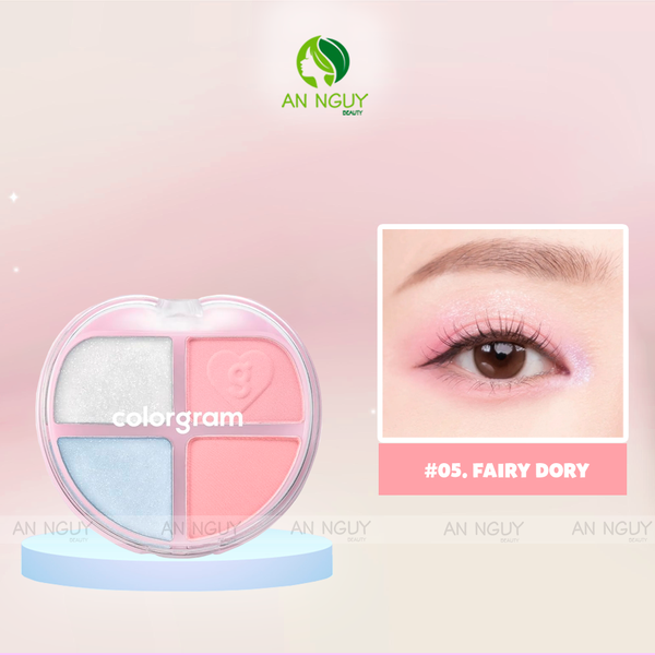 Phấn Mắt 4 Ô Colorgram Tintin Dory Eye PalettePhấn Mắt Colorgram Tintin ...