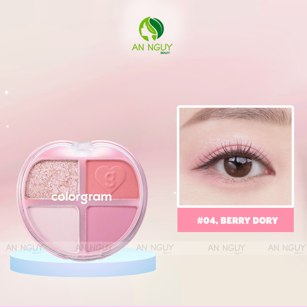 Phấn Mắt 4 Ô Colorgram Tintin Dory Eye PalettePhấn Mắt Colorgram Tintin ...