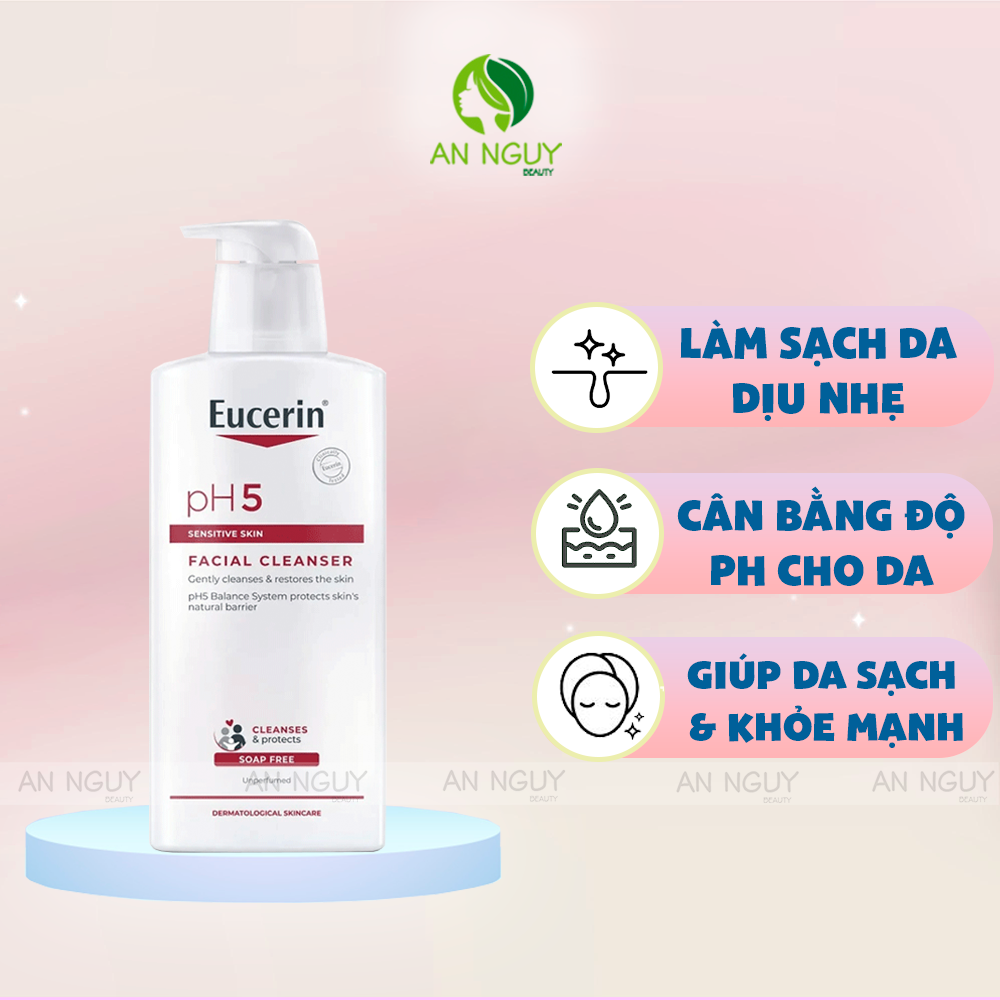 Sữa Rửa Mặt Eucerin PH5 Facial Cleanser Dành Cho Da Nhạy Cảm 400mlSữa ...