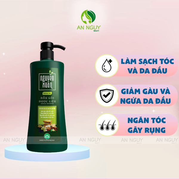 Dầu Gội Dược Liệu Nguyên Xuân Herbal Shampoo Sạch Gàu, Giảm Gãy RụngDầu ...