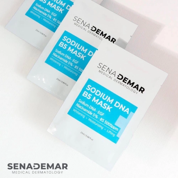 Mặt Nạ Sena Demar Sodium DNA B5 Mask Phục Hồi Da 25mlMặt Nạ Sena Dema ...