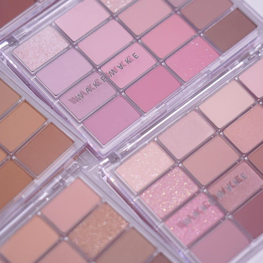 Bảng Phấn Mắt 16 Ô Wakemake Soft Blurring Eye Palette 14gBảng Mắt 16 Ô Wakemake Soft Blurring ...