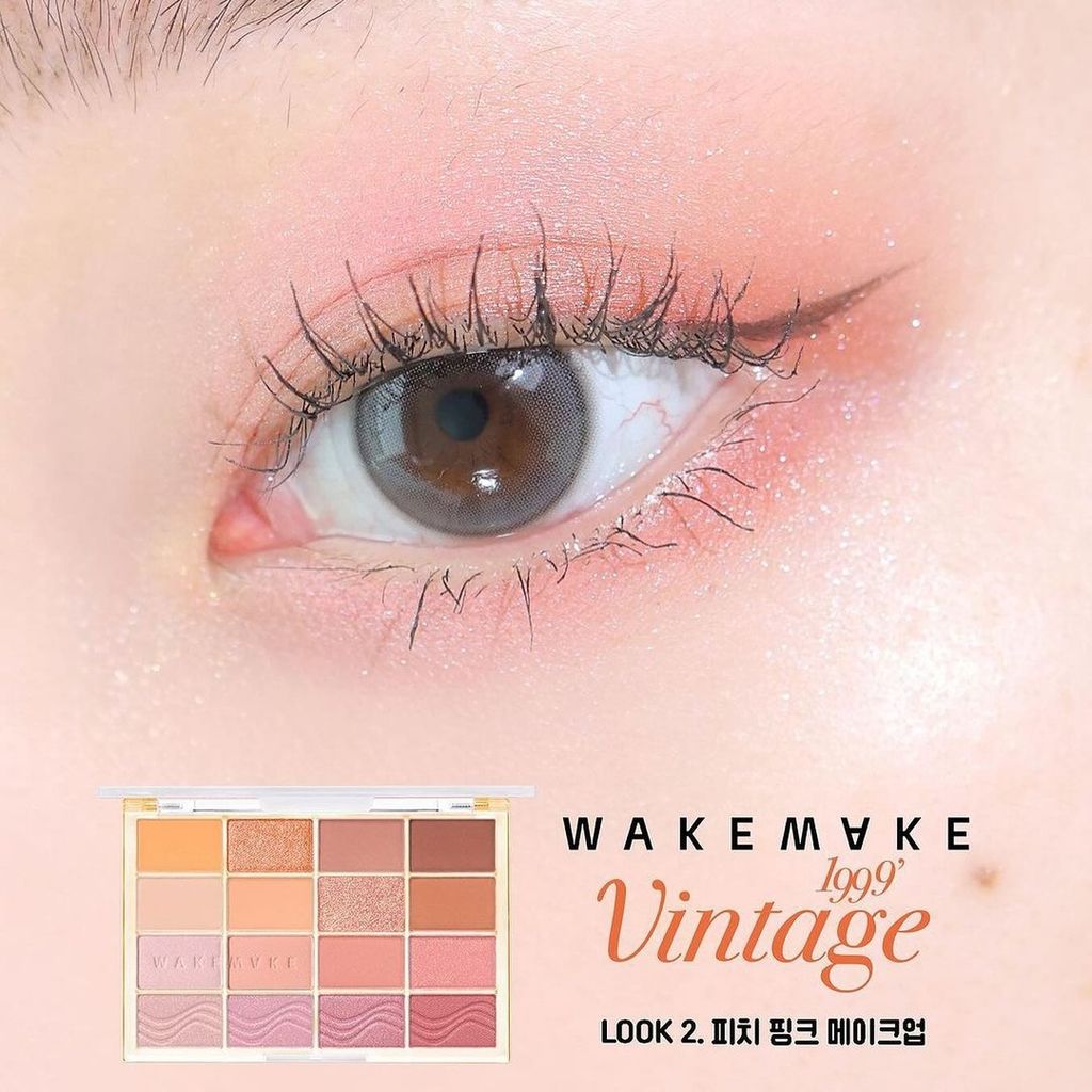 Bảng Phấn Mắt 16 Ô Wakemake Soft Blurring Eye Palette 14gBảng Mắt 16 Ô Wakemake Soft Blurring ...