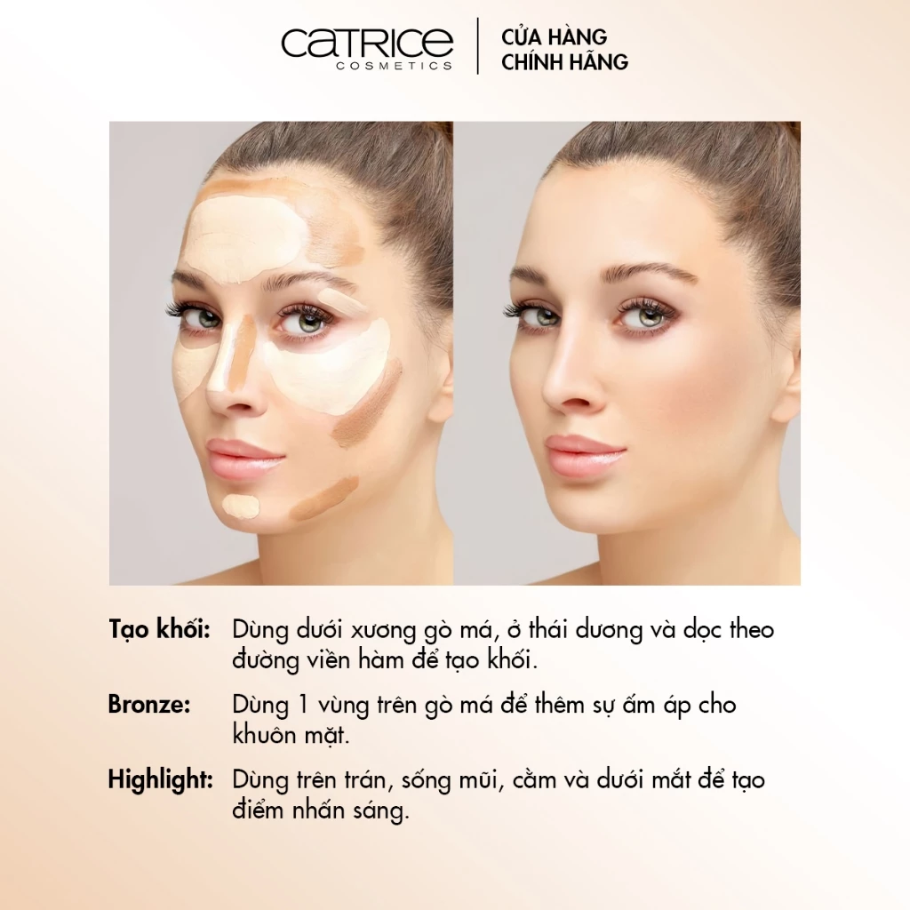 Bảng Tạo Khối Catrice 3 Steps To Contour Palette 7.5g #010 ...