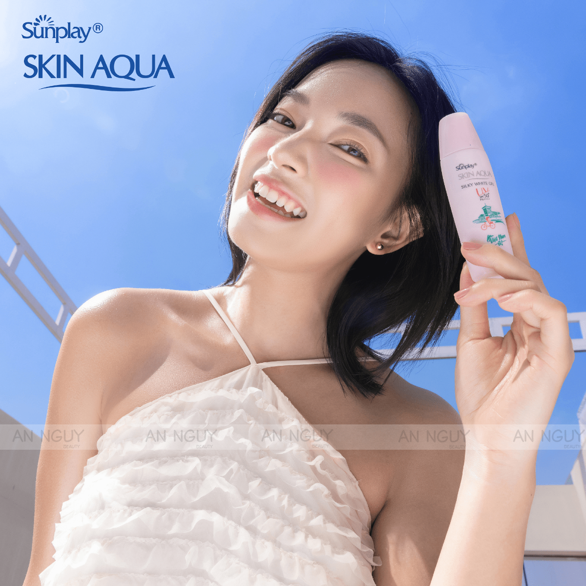 Gel Chống Nắng Sunplay Skin Aqua Silky White Gel SPF50+ PA++++ Dưỡng Da Sáng Mịn Cho Da Thường ...