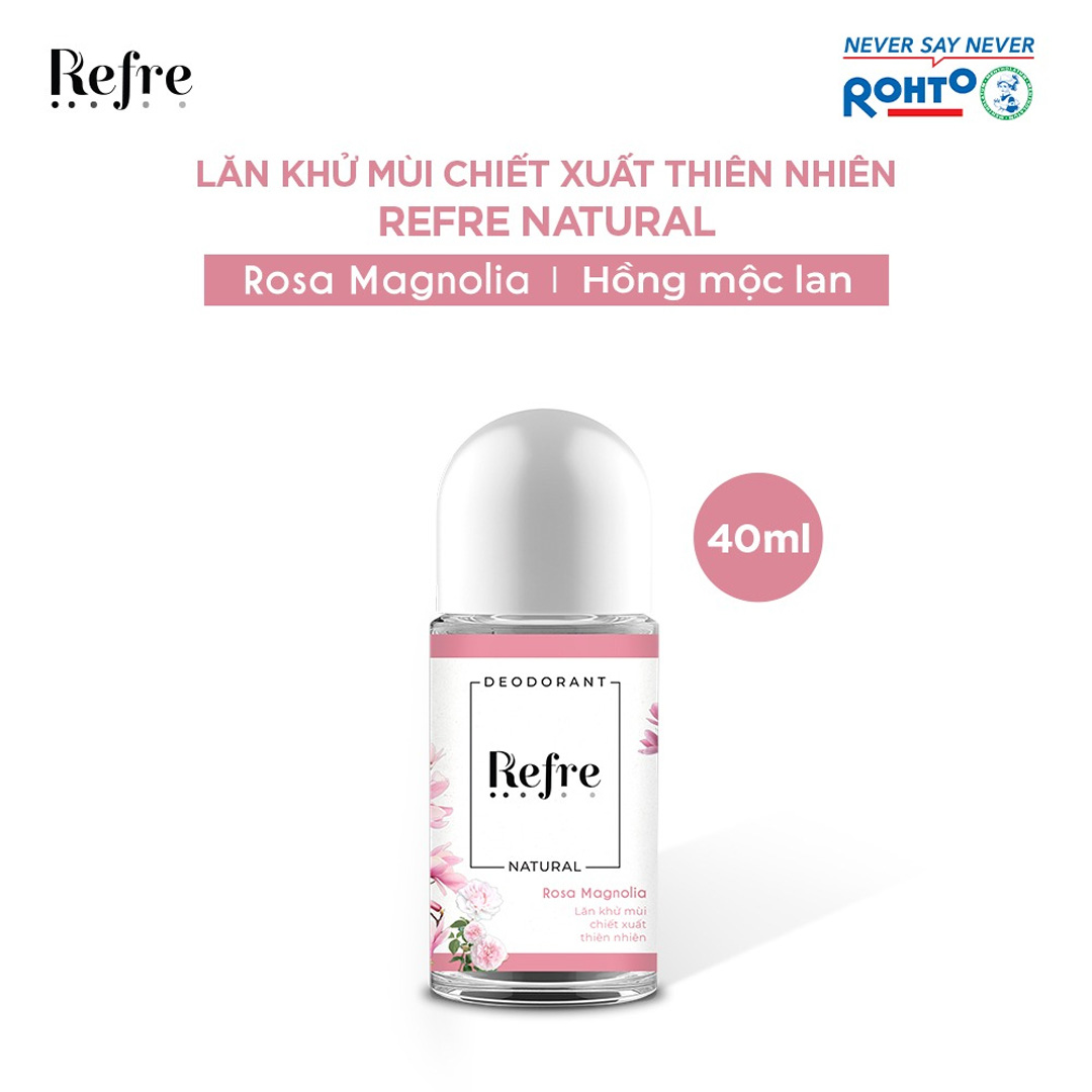 Lăn Khử Mùi Refre Natural Deodorant Natural 40mlLăn Khử Mùi Refre ...