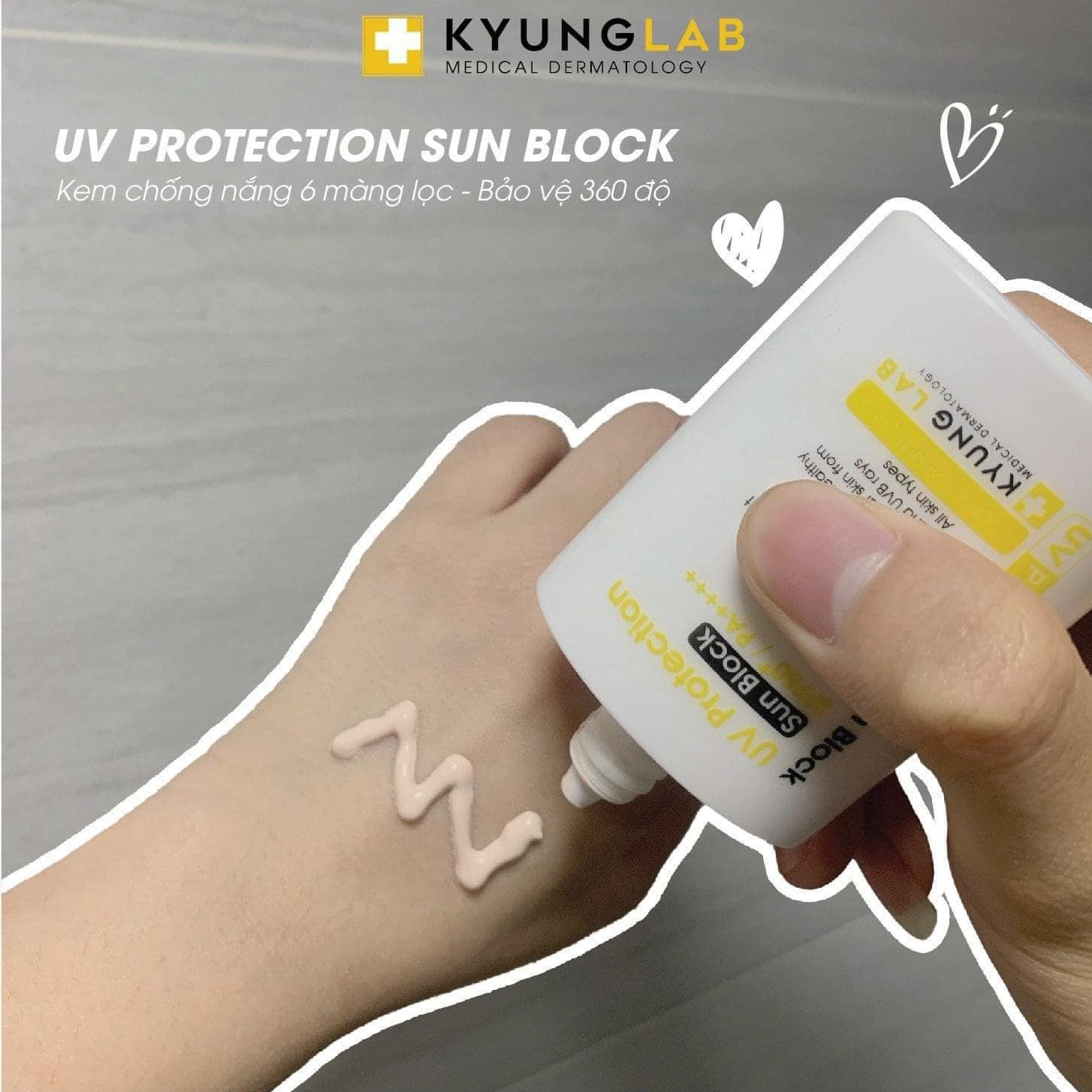 Kem Chống Nắng Kyung Lab UV Protection Sun Block SPF50+/PA++++ Fluid ...