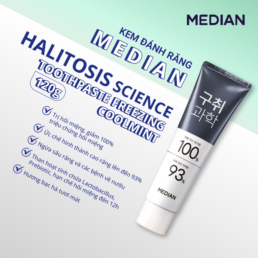 Kem Đánh Răng Median Gum Science Toothpaste 120gKem Đánh Răng Median ...