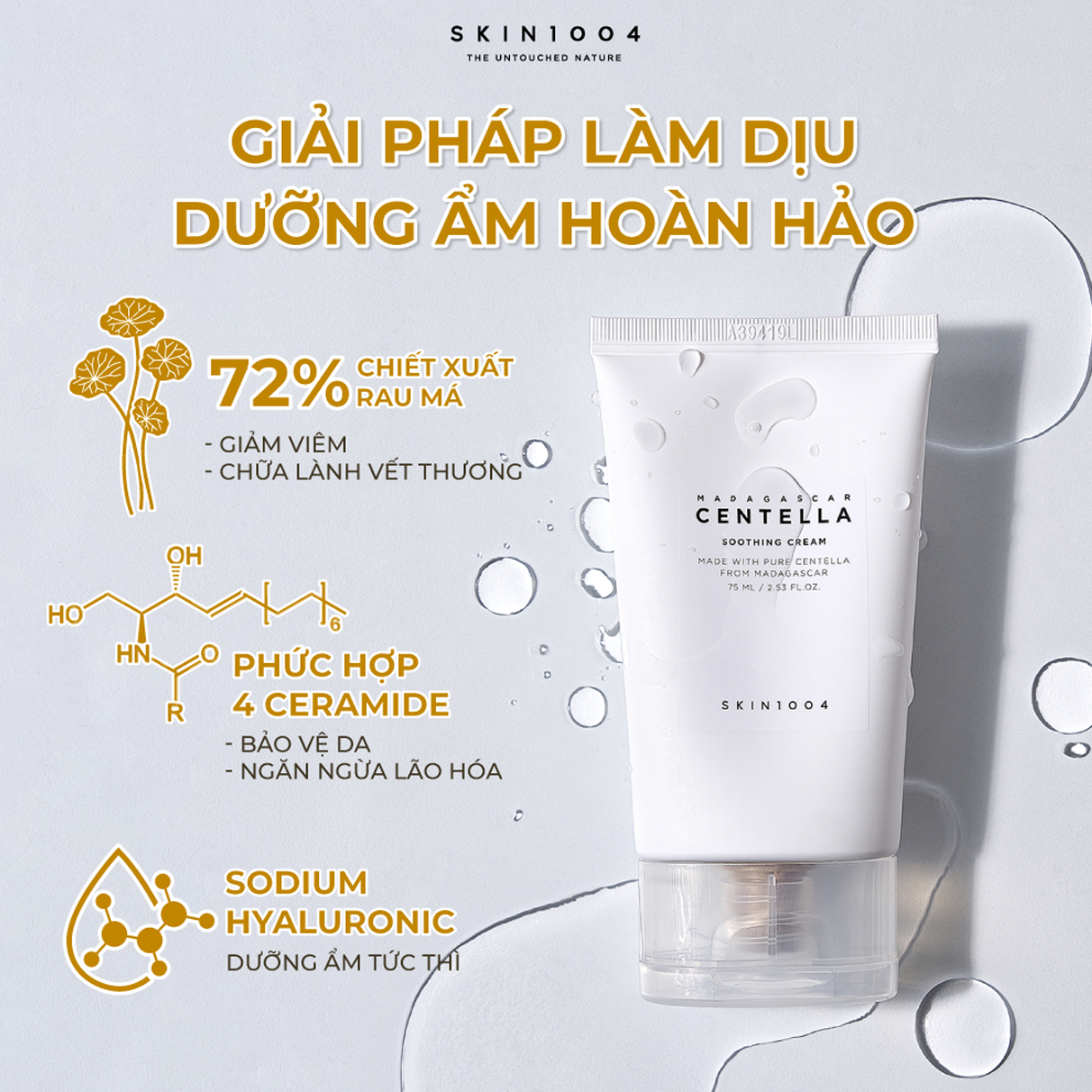 Kem Dưỡng Skin1004 Madagascar Centella Soothing Cream Làm Dịu DaKem ...