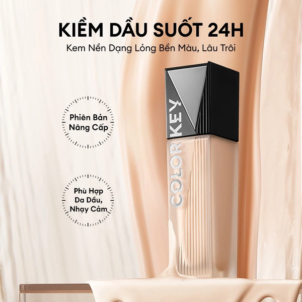 Kem Nền Colorkey Long Lasting Flawless Liquid Foundation Mỏng Nhẹ, Lâu ...
