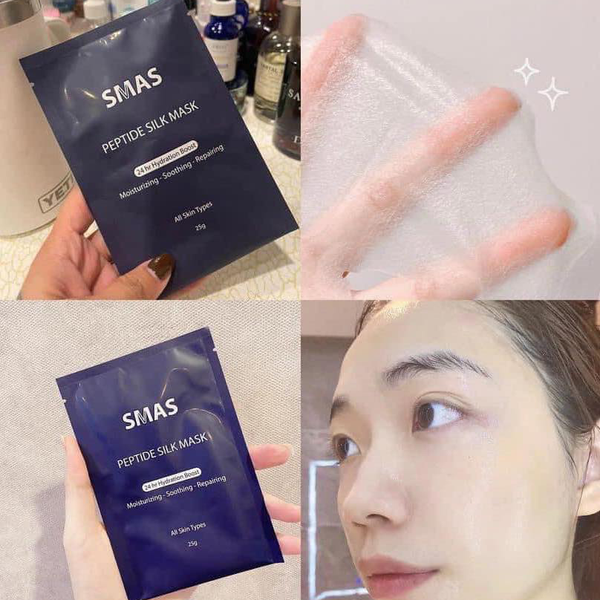 Mặt Nạ Dưỡng Và Phục Hồi Da SMAS Peptide Silk Mask 25gMặt Nạ Dưỡng Và ...