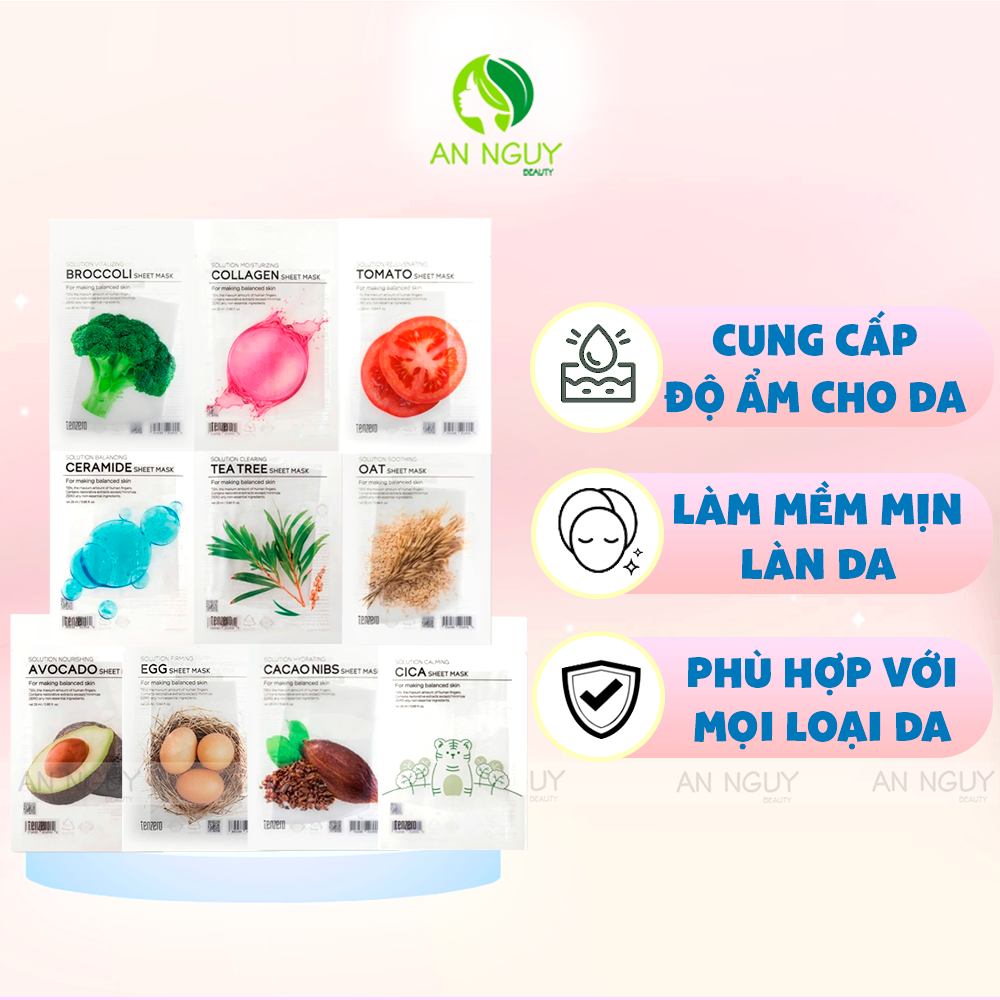 Mặt Nạ Túi Trong Suốt Tenzero Sheet Mask 25mlMặt Nạ Túi Trong Suốt ...