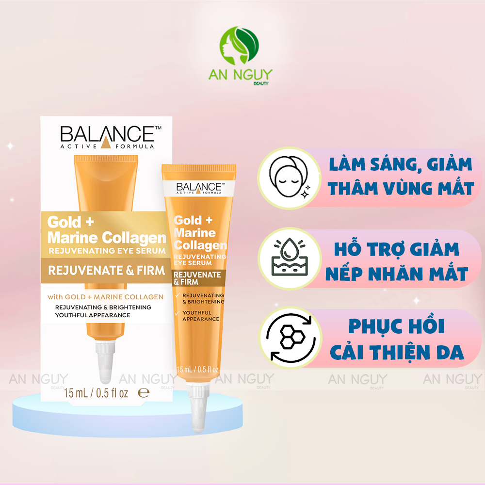 Kem Mắt Balance Gold Collagen Rejuvenating Eye Serum Làm Trẻ Hoá Và ...