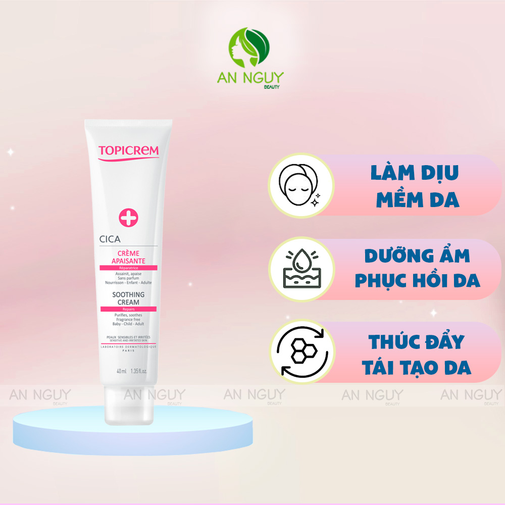 Kem Dưỡng Topicrem Cica Soothing Cream Làm Dịu Phục Hồi DaKem Dưỡng ...