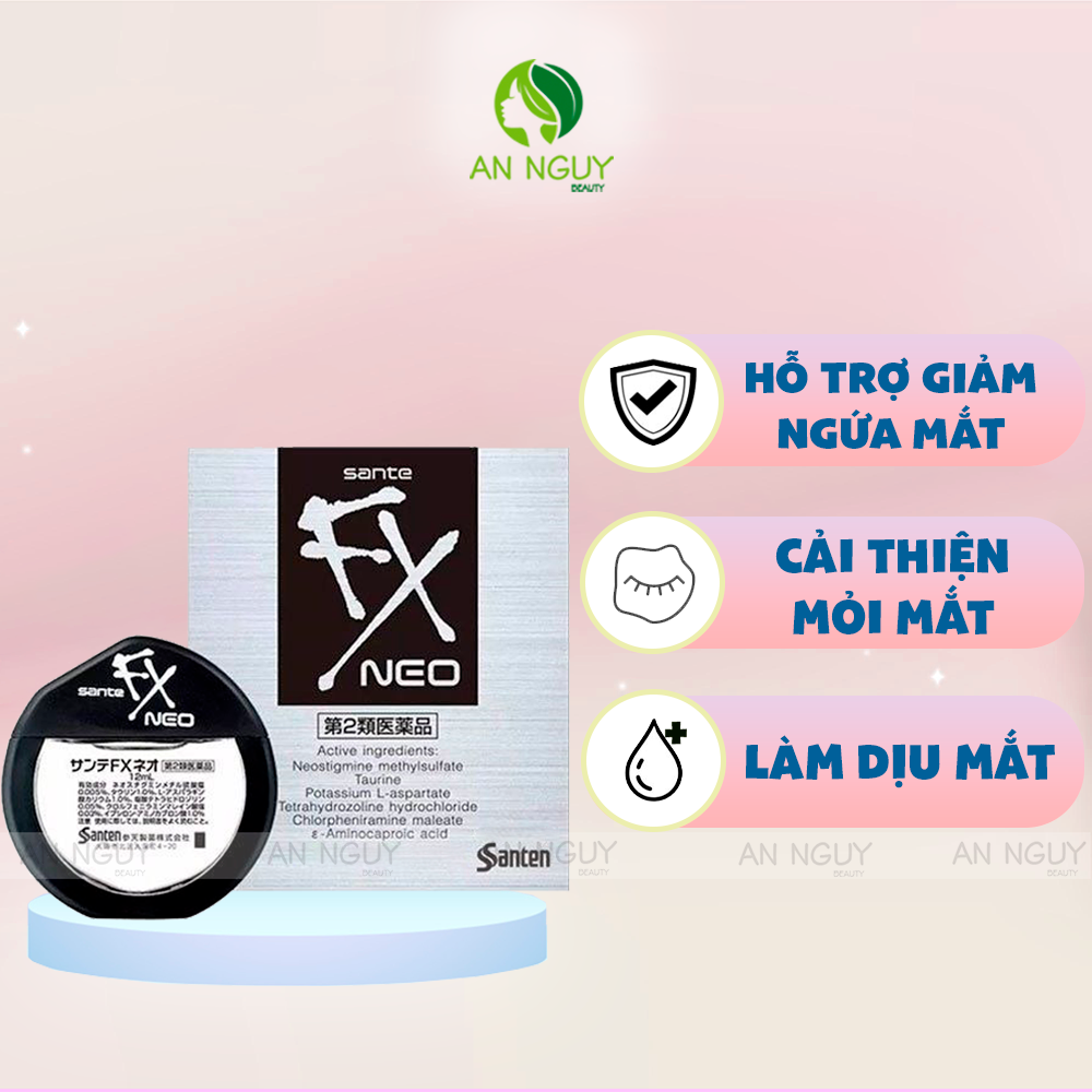 Thuốc Nhỏ Mắt Sante Fx Neo Giảm Ngứa, Mỏi Mắt 12mlThuốc Nhỏ Mắt Sante ...