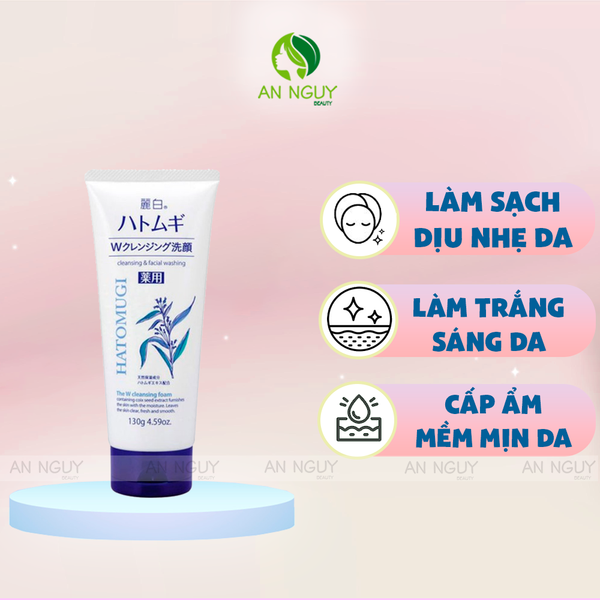 Sữa Rửa Mặt Hatomugi Cleansing Foam Chiết Xuất Ý Dĩ Làm Sáng DaSữa Rửa ...