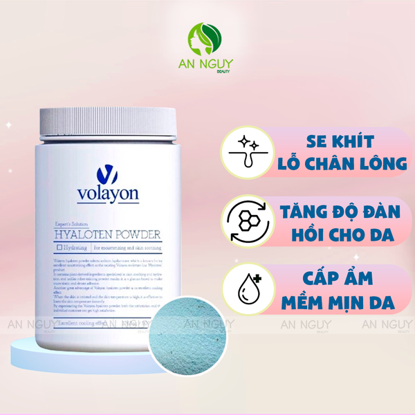 Mặt Nạ Dạng Bột Volayon Hyaloten Powder Cấp Ẩm Và Phục Hồi Da 500grMặt ...