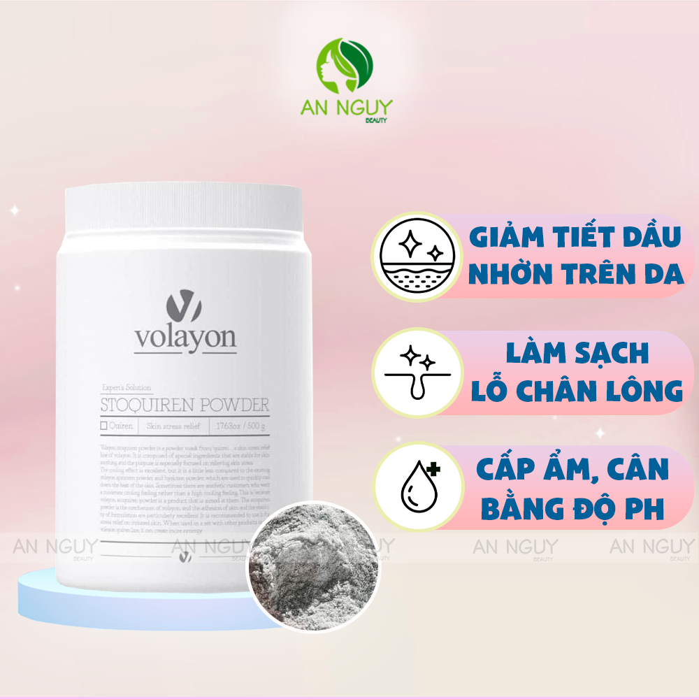 Mặt Nạ Dạng Bột Volayon Stoquiren Powder Bùn Khoáng Giảm Tiết Dầu Nhờn ...