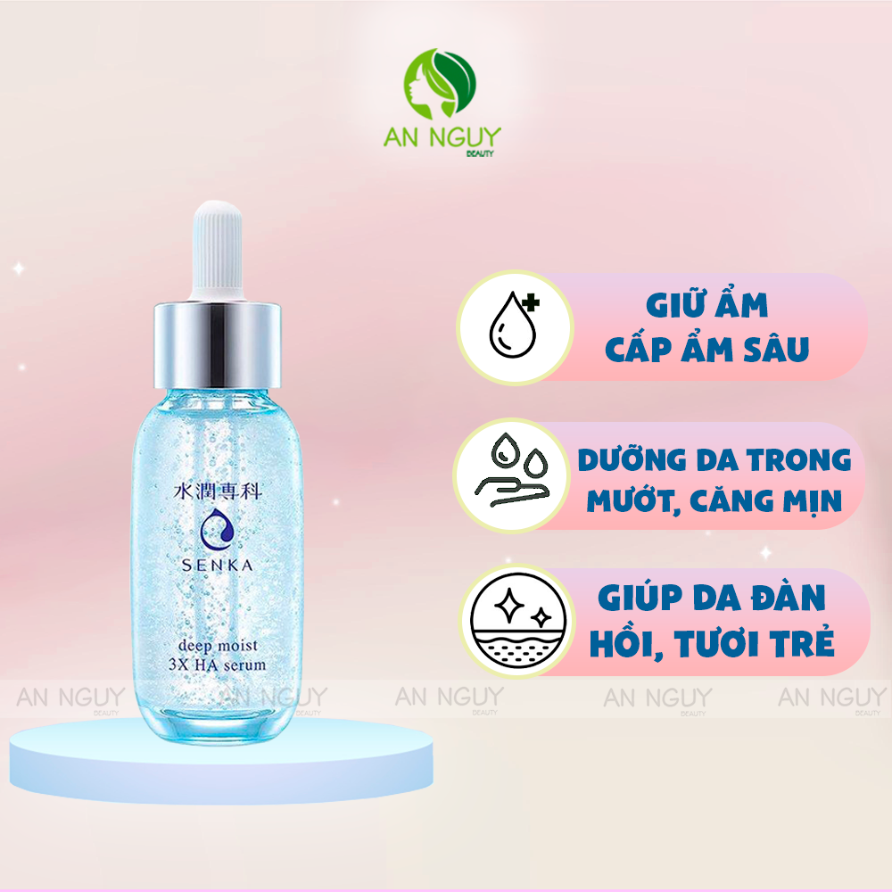 Tinh Chất Senka Deep Moist 3X HA Serum Dưỡng Ẩm Chuyên Sâu 30mlTinh ...