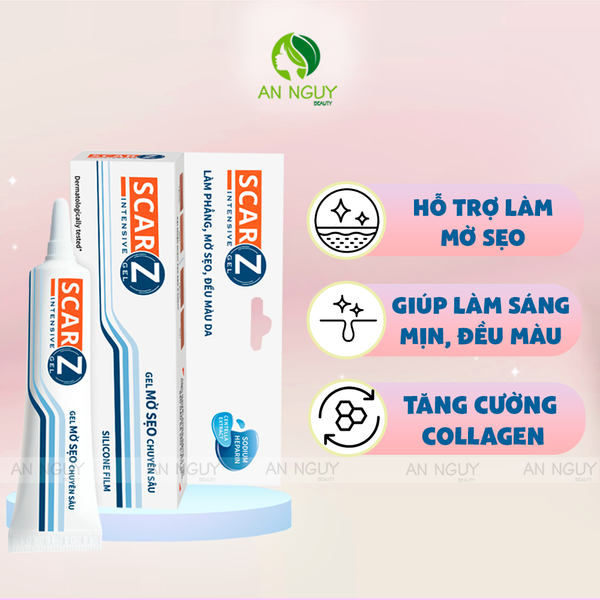 Gel Mờ Sẹo Scar Z Intensive Gel Làm Phẳng, Đều Màu Da 9grGel Mờ Sẹo ...