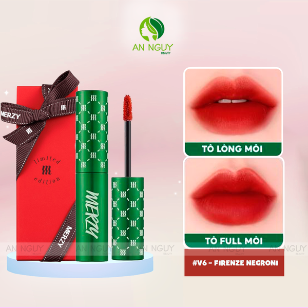 Son Kem Merzy The First Velvet Tint (Phiên Bản Đặc Biệt) 4.5gr #V6 Đỏ ...