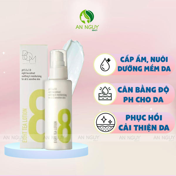 Sữa Dưỡng BOM Eight Tea Lotion Từ 8 Loại Trà 120mlSữa Dưỡng BOM Eight ...